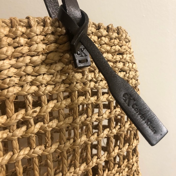 Calvin Klein | Bags | Calvin Klein Straw Bag | Poshmark